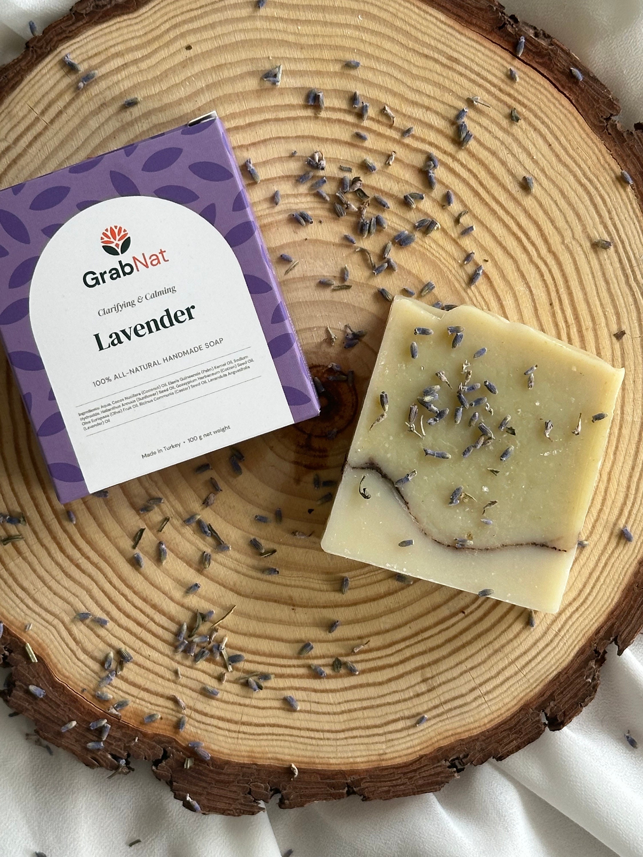 4-pack Lavender Soap 4x100g Handmade, All-natural, Cold-processed, Made ...