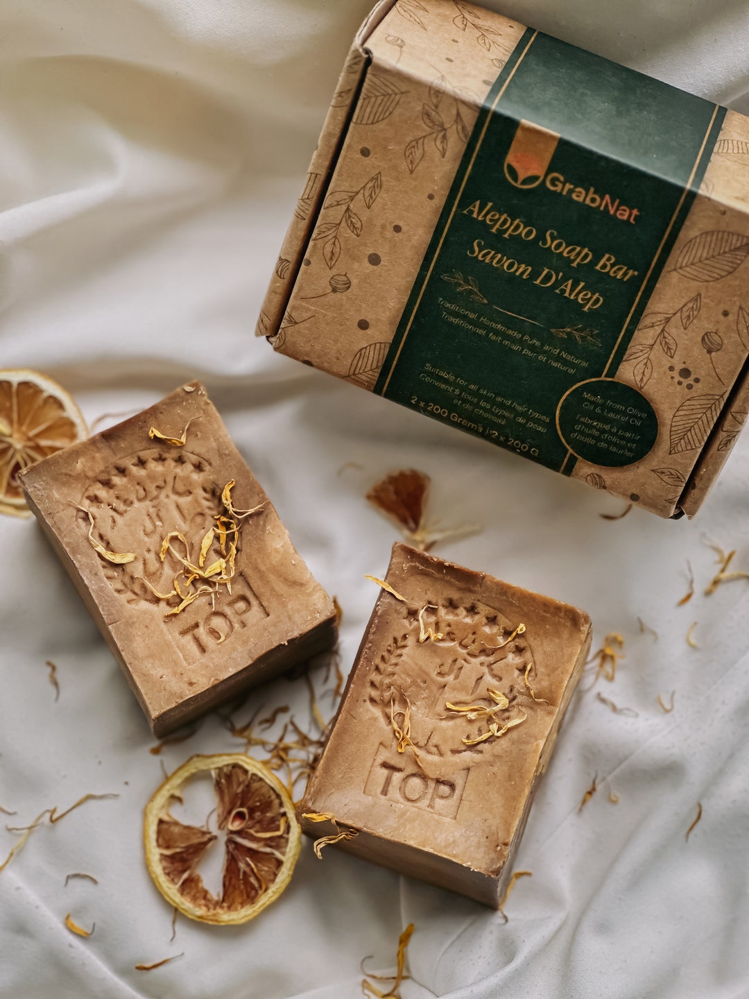 Pure Traditional Aleppo Ghar Soap - Handmade With Olive and Laurel Bay ...