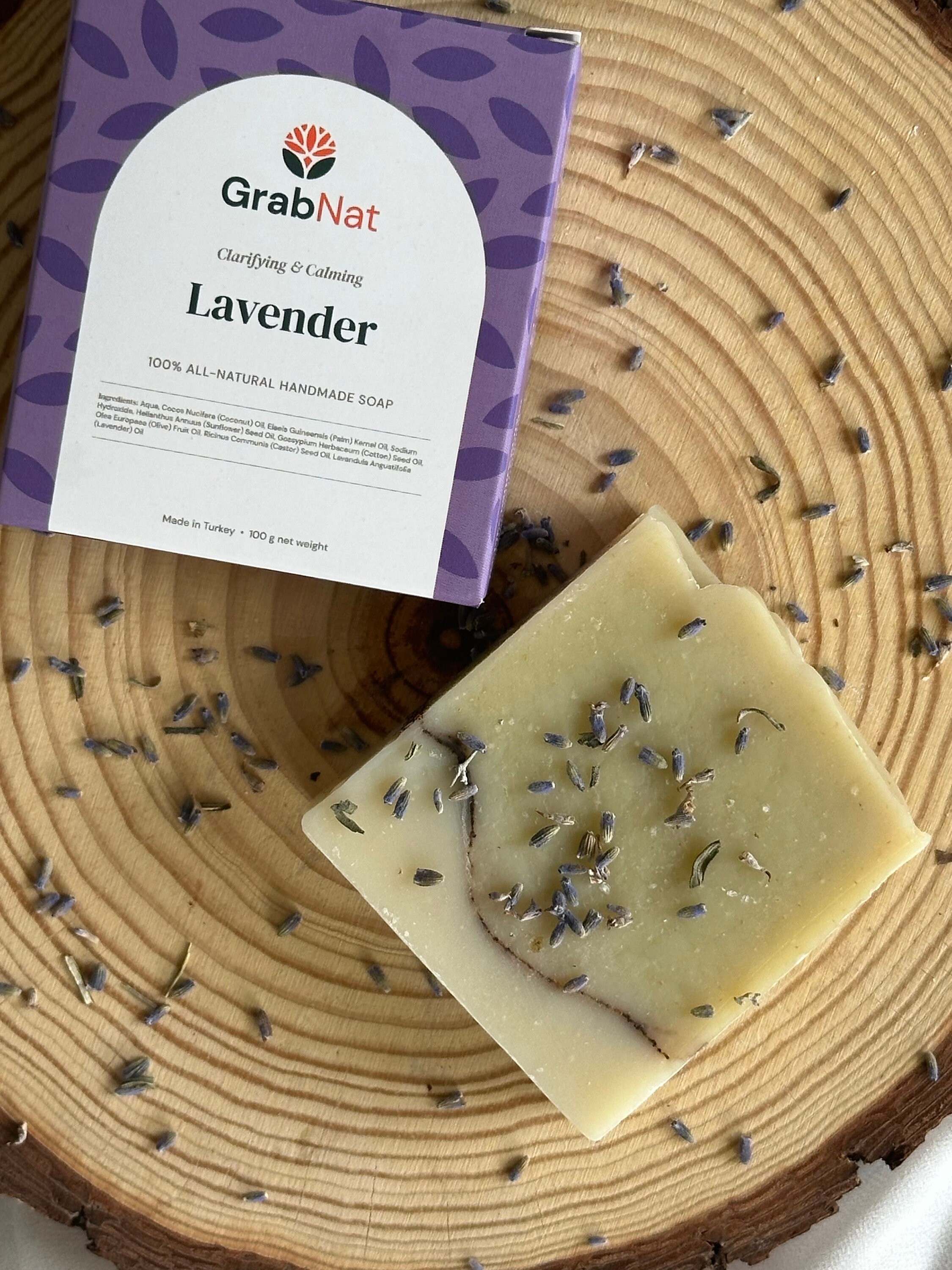 4-pack Lavender Soap 4x100g Handmade, All-natural, Cold-processed, Made ...
