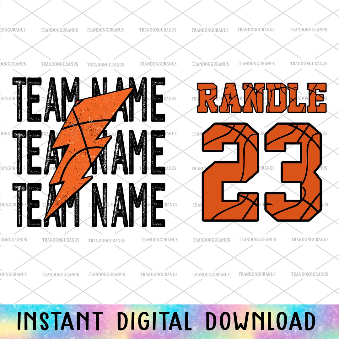 Personalized Basketball Team Name Png, Basketball Png, Game Day ...
