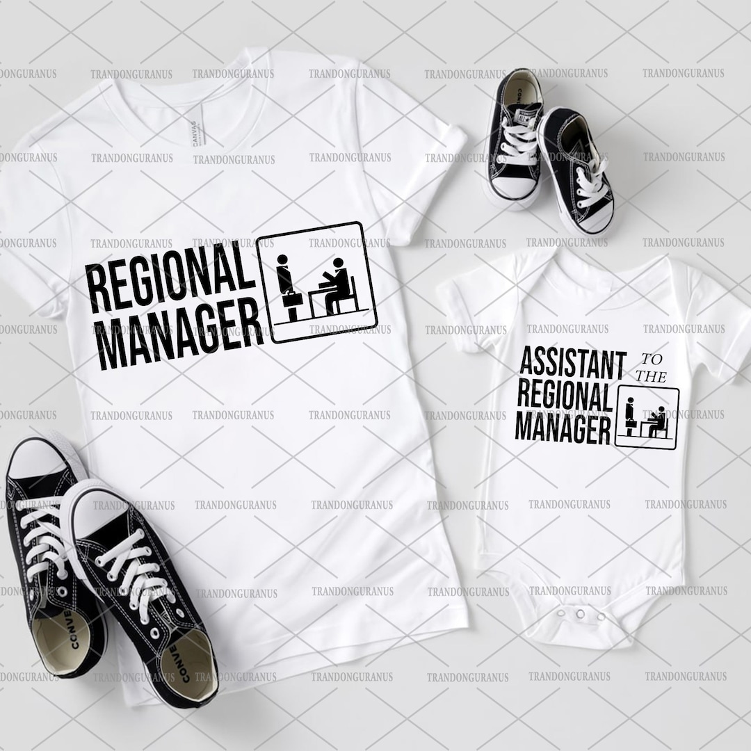 Bundle Regional Manager and Assistant to the Regional Manager Svg, Dad ...