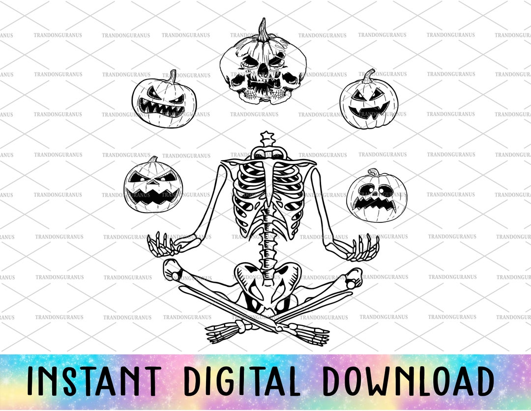Happy Halloween Png, Trick or Treat Png, Halloween Skeleton Png, Stay ...