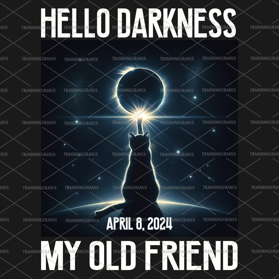 Solar Eclipse 2024 Png, Cat Solar Eclipse 04.08.24, Total Solar Eclipse ...