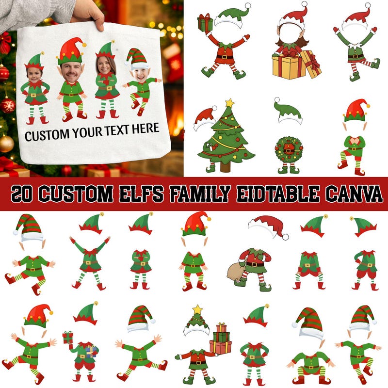 Elf Cutouts - Etsy