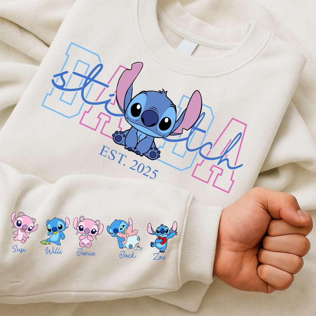 Custom Dad Blue Alien Png, Daddy Est With Kid Name on Sleeve Png, Daddy ...