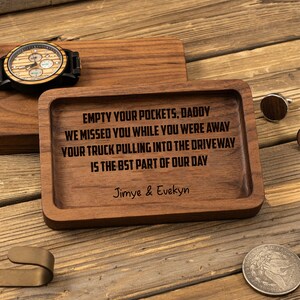 Bundle Custom Empty Your Pockets Daddy Svg, Personalized Valet Tray for ...