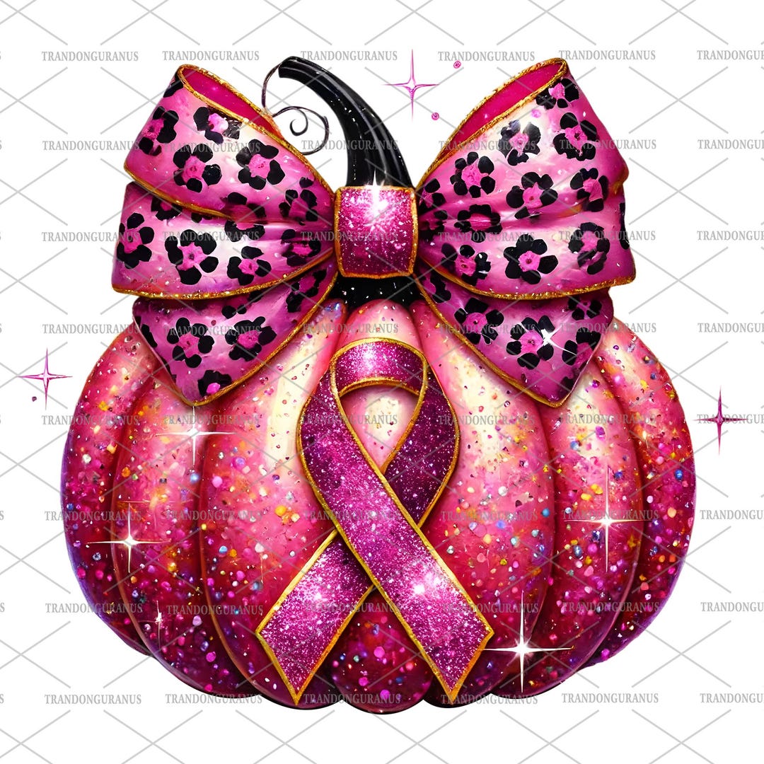Breast Cancer Pumpkin Png, Fall Breast Cancer Png, Breast Caner ...