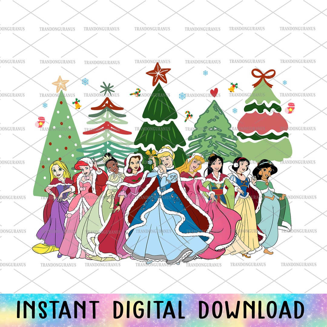 Princess Christmas Png, Merry Christmas Png, Christmas Tree Png ...