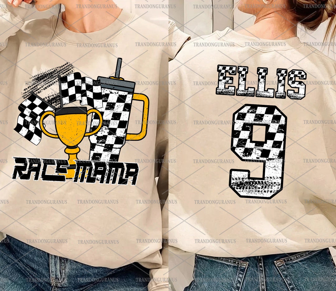 Custom Race Mama Png, Race Day Vibes, Racing Number and Alphabet, Retro ...