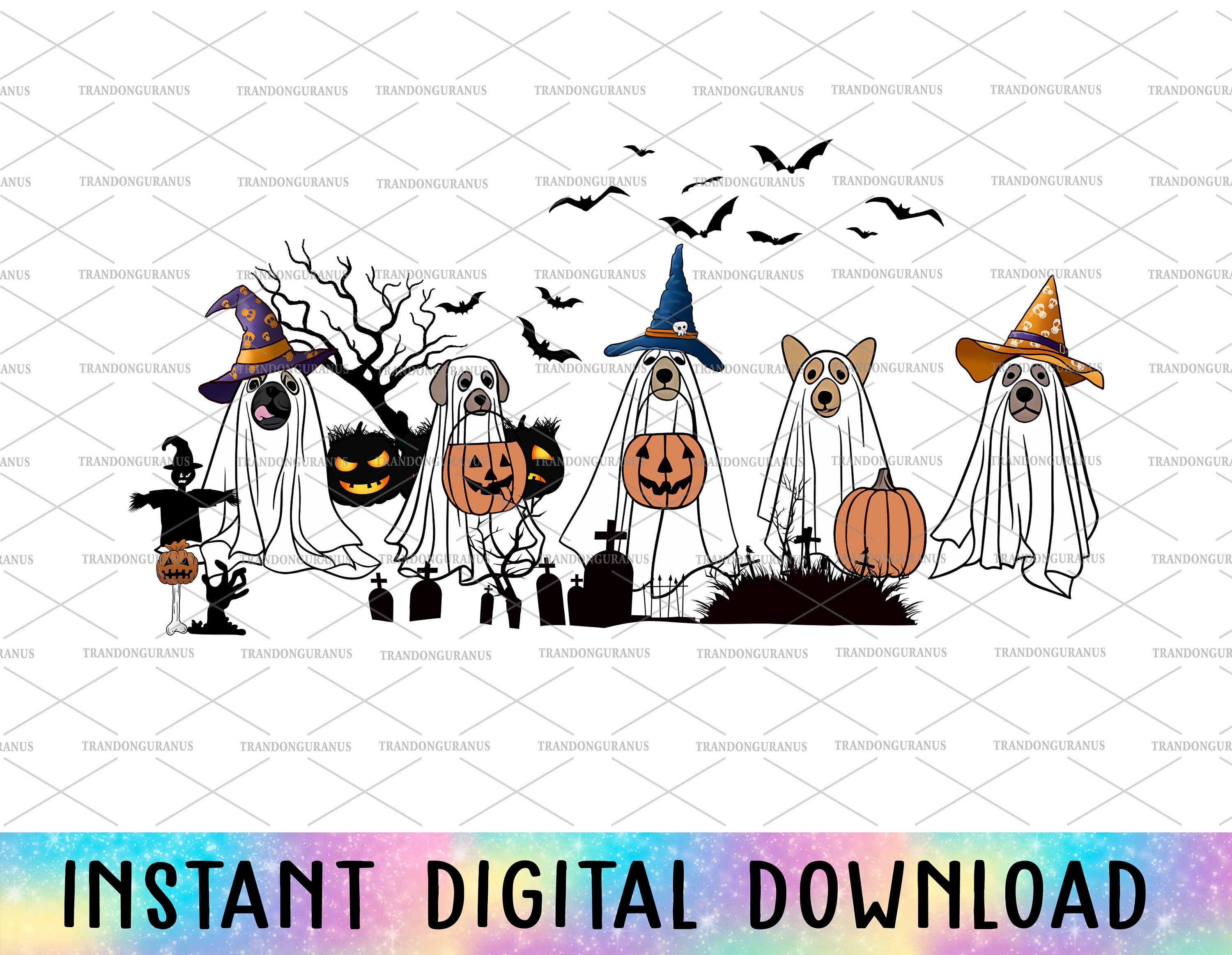Сute Ghost Dog Png Halloween Masquerade Funny Halloween Png - Etsy