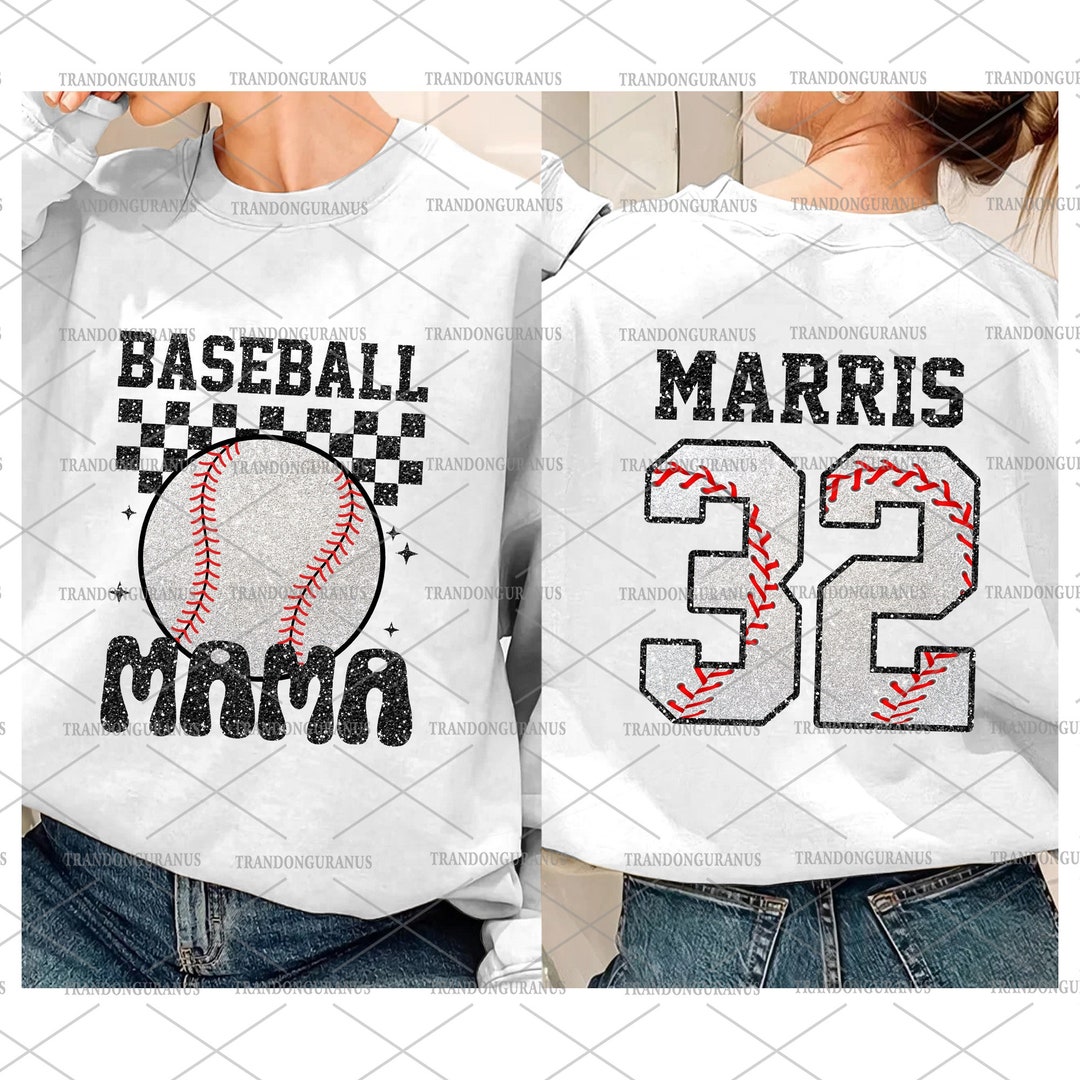 Custom Glitter Baseball Mama Png, Baseball Season Png, Mama Game Day ...