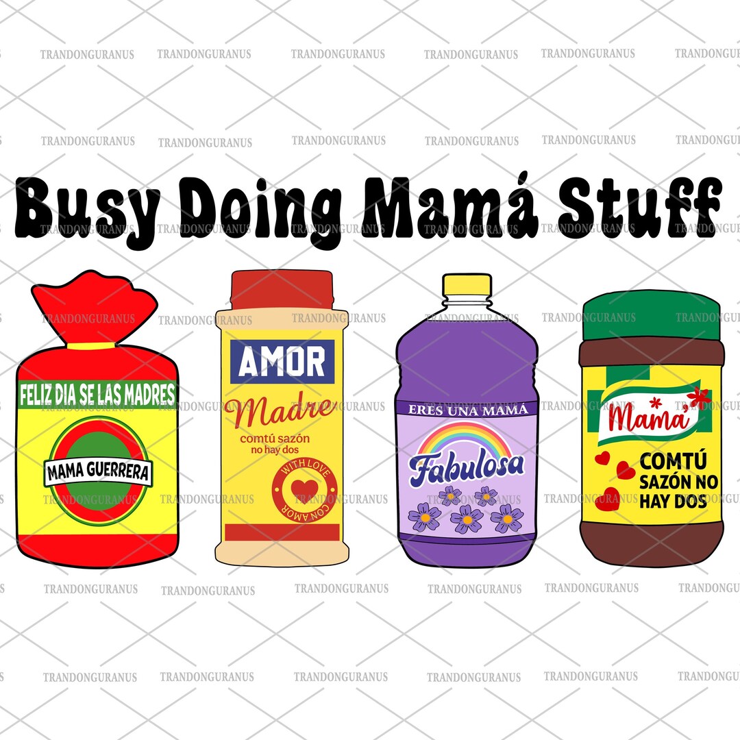 Bundle Busy Doing Mamá Stuff Svg, Mama Topper Multipack Svg Png, Retro ...