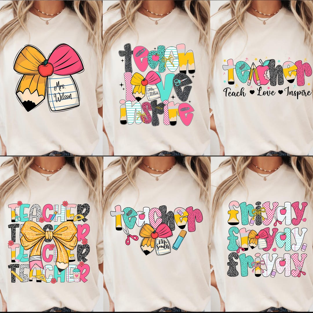 Teacher Boho Floral Shirt Design, Floral Teacher Png, Teacher Inspired ...