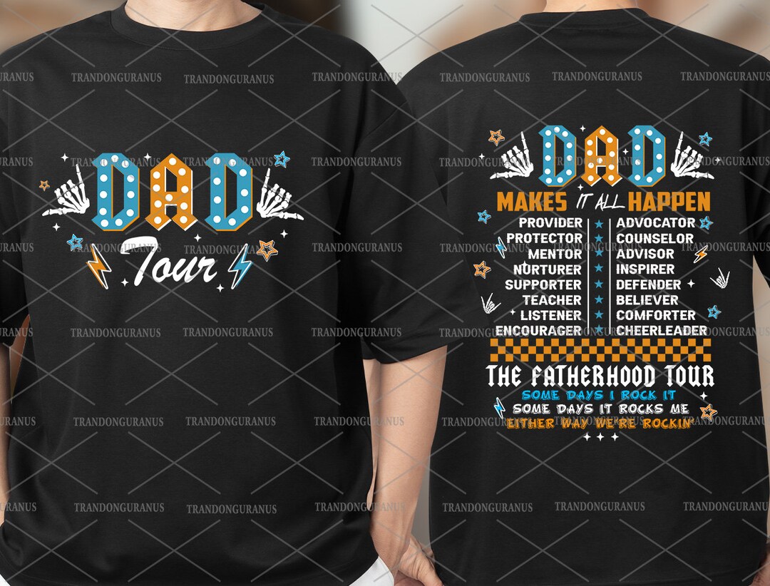 Bundle Dad Tour Png, Funny Fatherhood Png, Some Days I Rock It Png ...