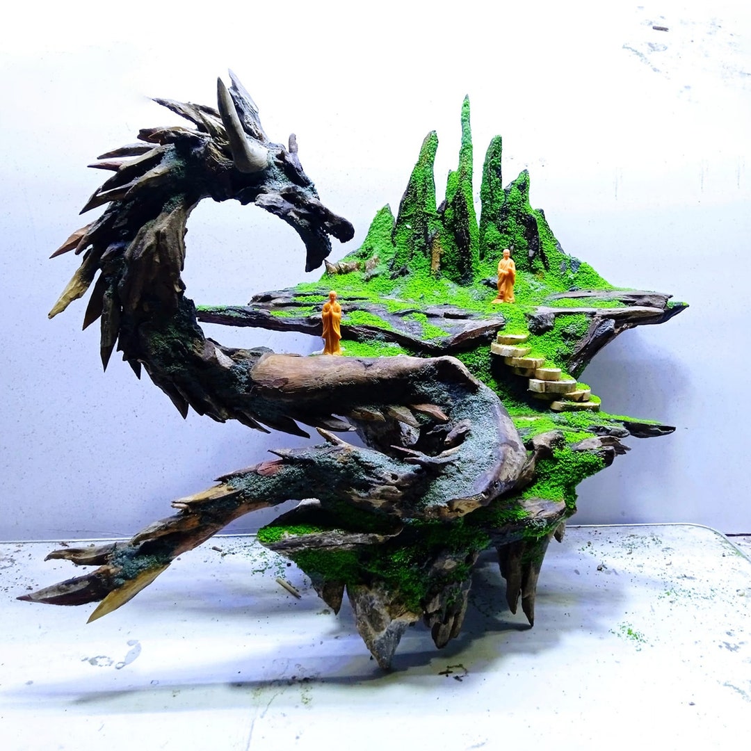 Aquascape Unique,aquarium Decoration ,aquascaping Decor,fish Tank Decor ...