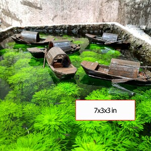 Floating Aquarium Boat,aquarium Decor,aquarium Decoration,fish Tank ...