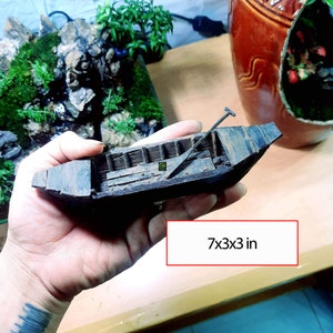Floating Aquarium Boat,aquarium Decor,aquarium Decoration,fish Tank ...