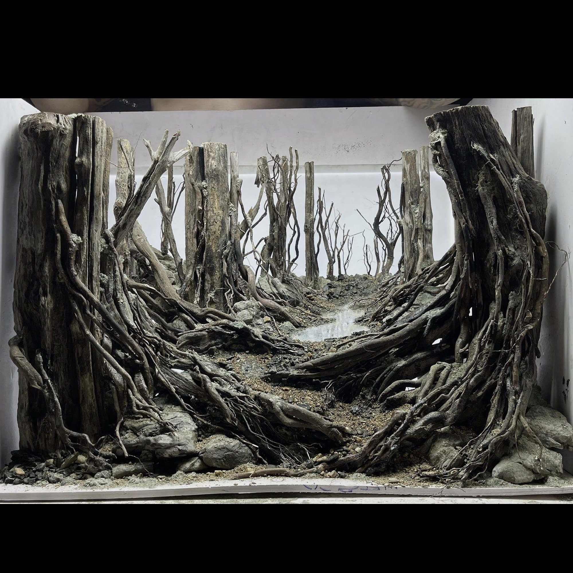 Aquascape, Aquarium Decor,aquascaping Decor,the Waxing Moon Aquarium ...