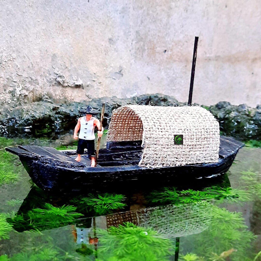 Floating Aquarium Boat,aquarium Decor,aquarium Decoration,fish Tank ...
