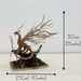 Legendary Dragon Aquarium Decor: Handmade Wood & Stone Fish Tank ...