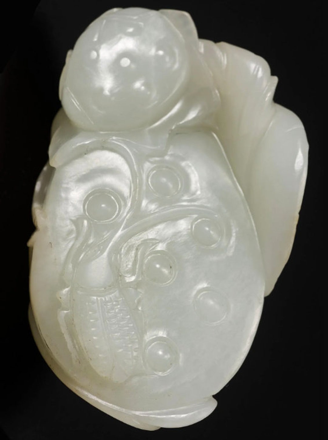 Chinese Jade Pendant Qianlong 18th Century White Jade Carving Openwork ...