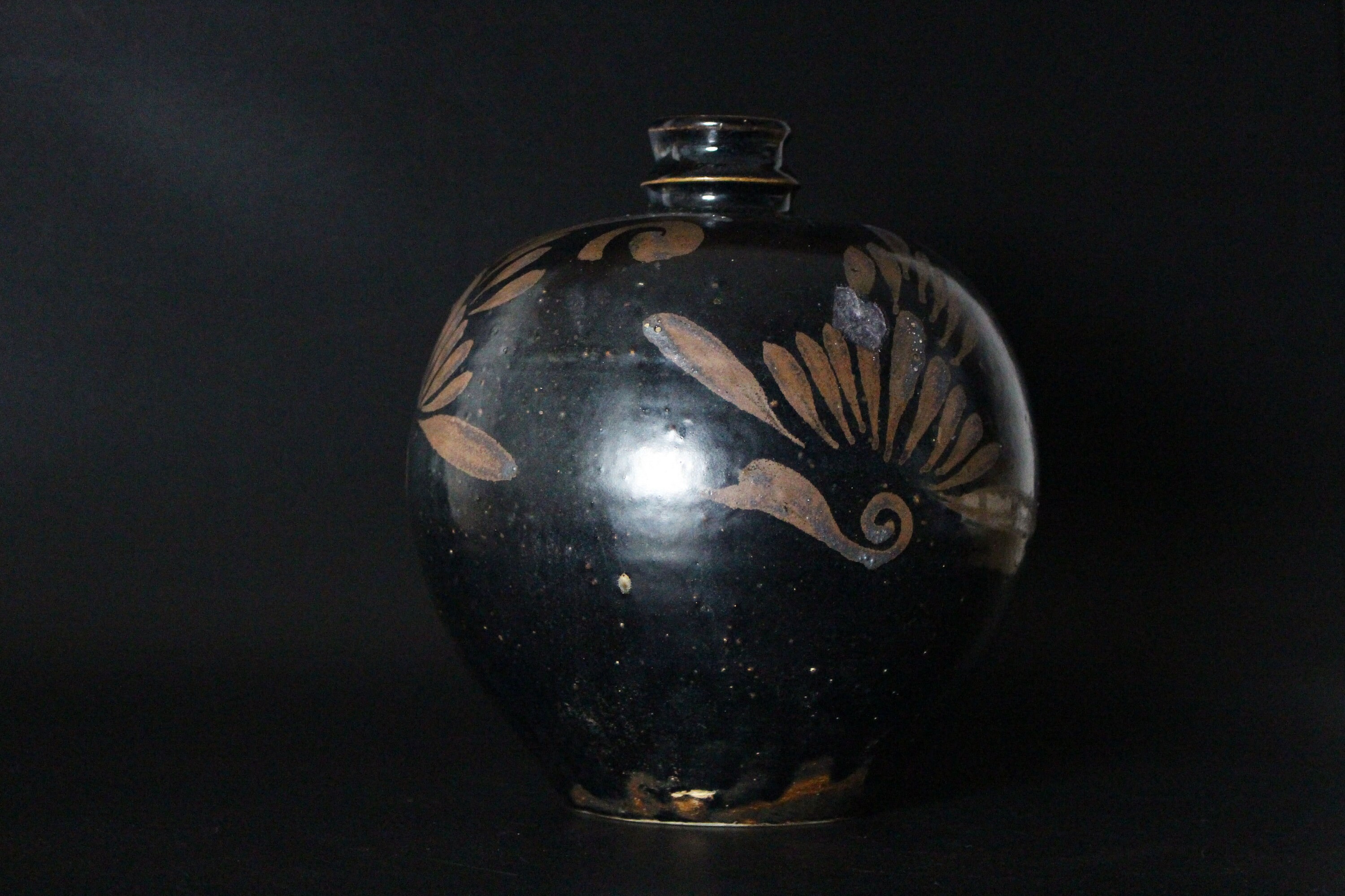 Song Dynasty Jar Chinese Ceramics Henan Russet Painted Wine Jar ...