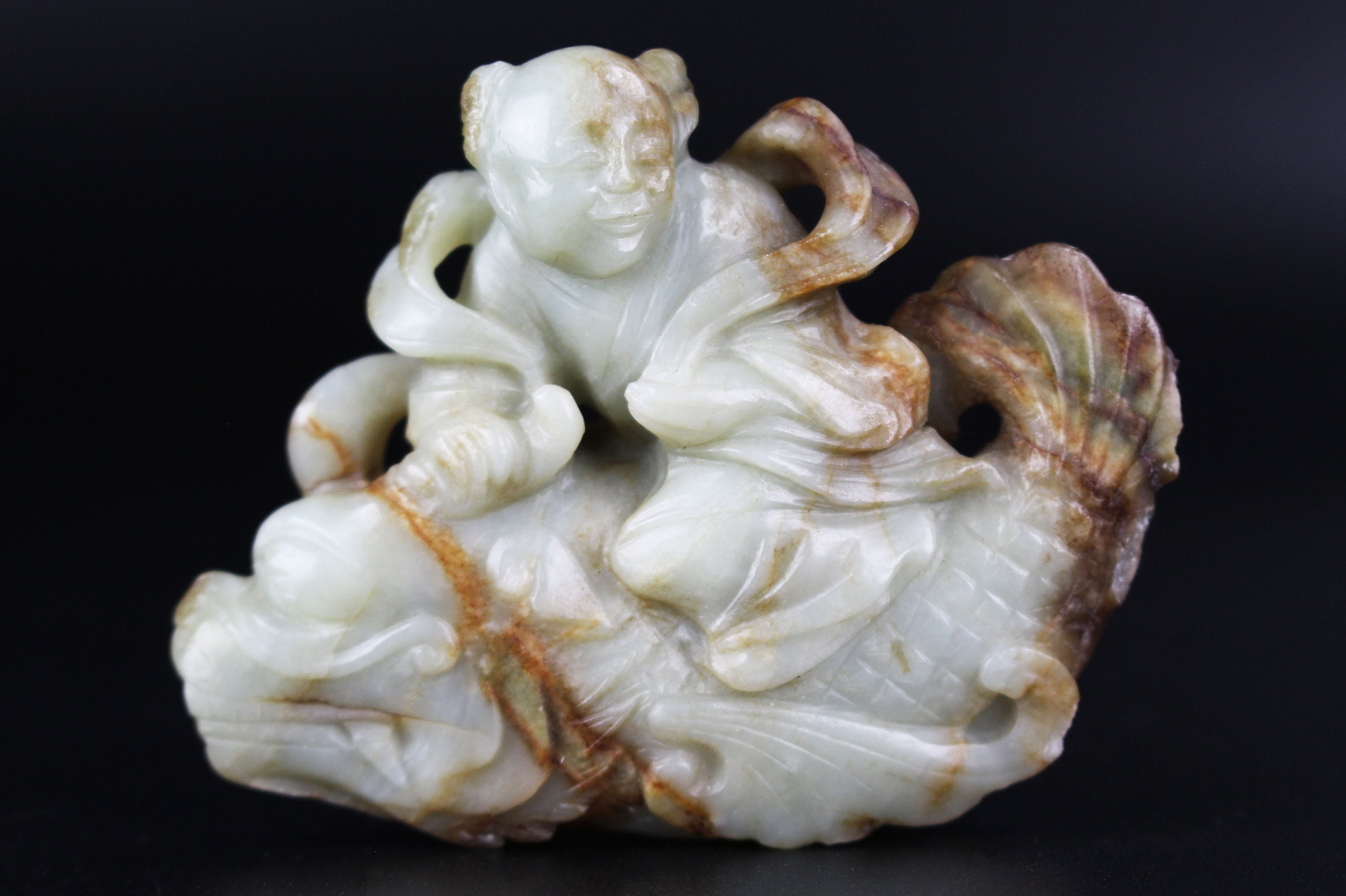Chinese Jade Figure 17th Century / 18th Century Ming Dynasty / Qing ...