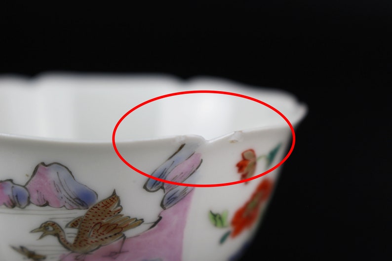 Chinese Porcelain Yongzheng Cup and Saucer Eggshell Famille Rose and ...