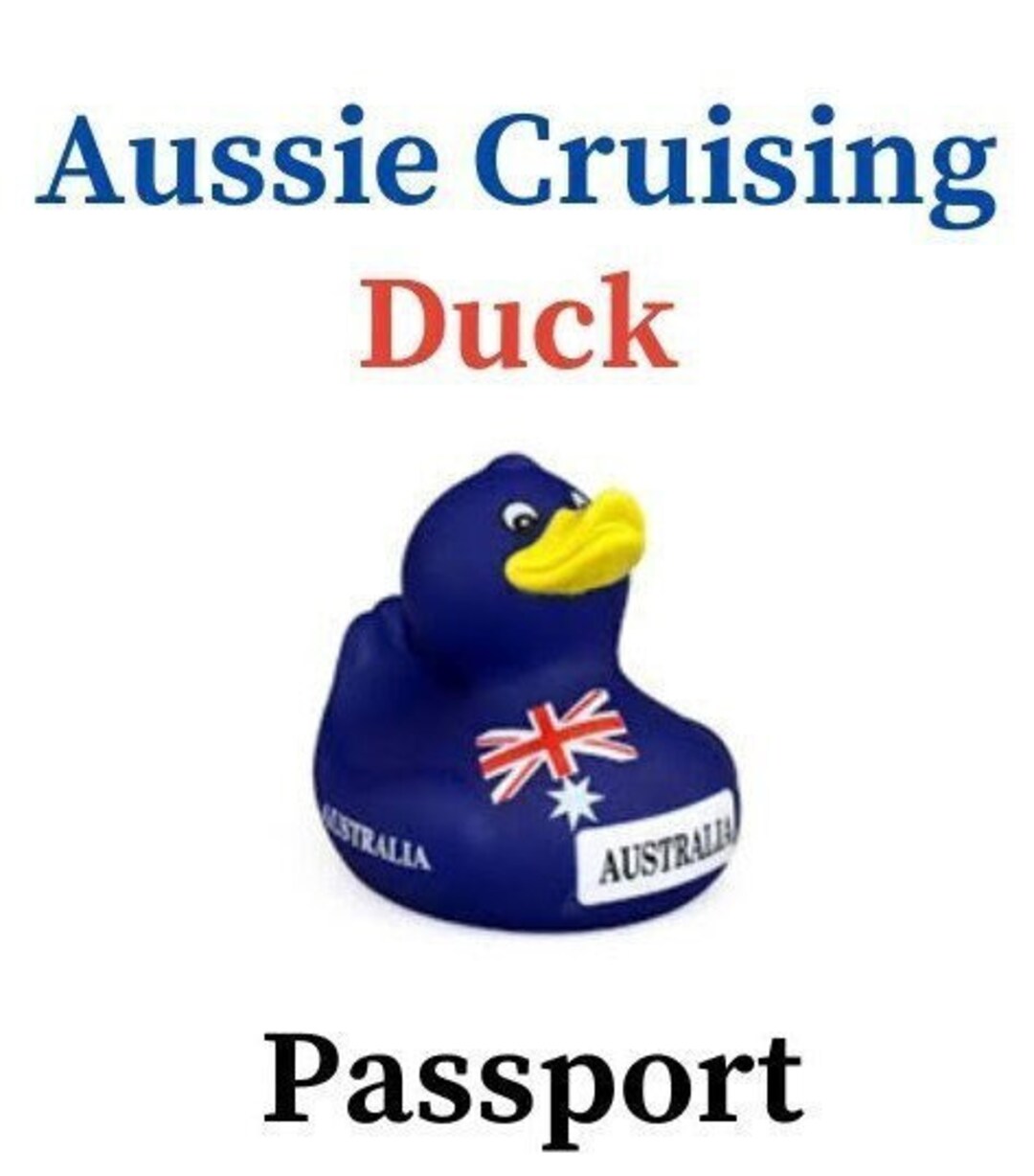 Aussie Cruising Duck Downloadable Passports - P & O - Etsy