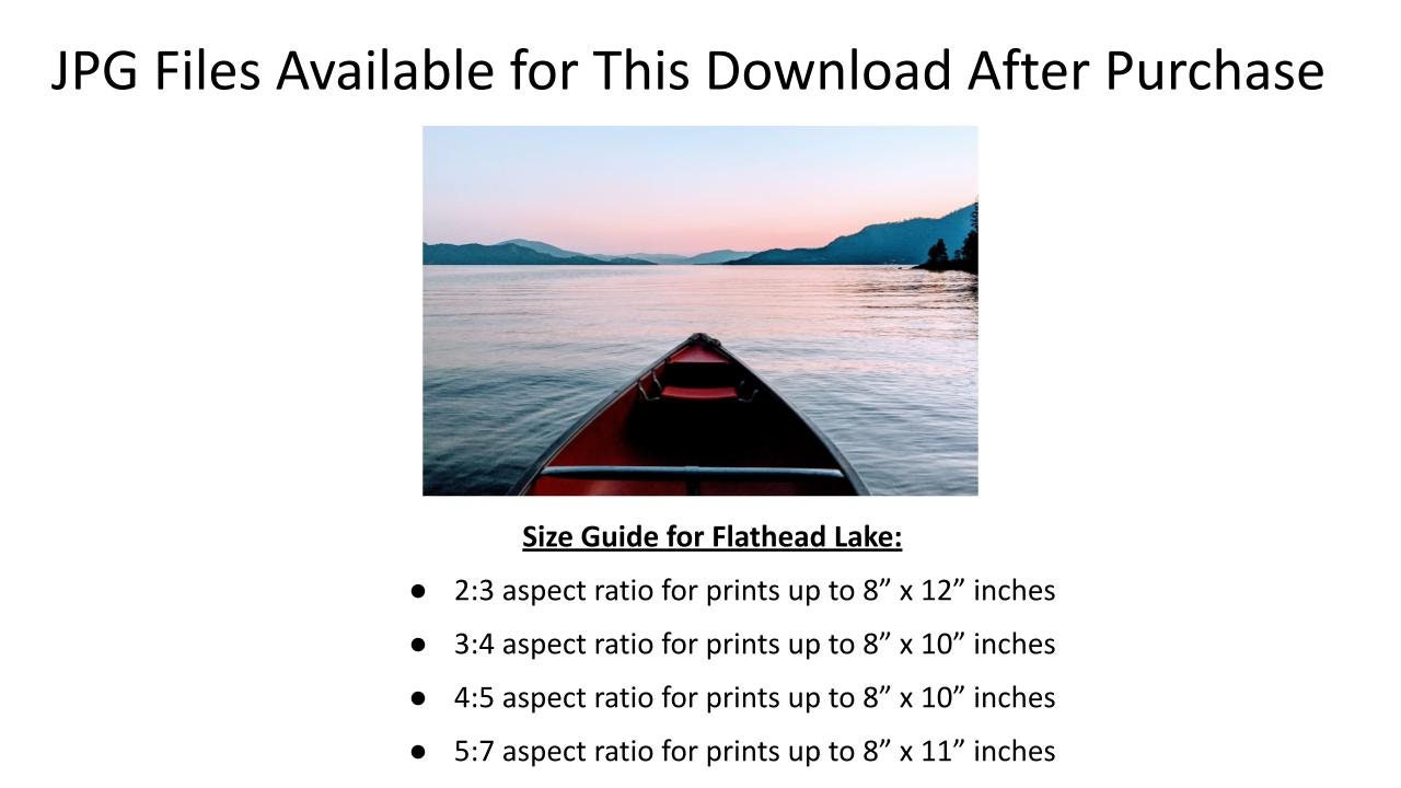 Flathead Lake, Montana, Digital Download, Beautiful, Travel, Landscape ...