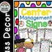 Preschool Classroom Center Signs Pastel Squares Back to School Fully ...