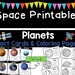 Solar System, Space - Planet Facts Posters & Coloring - Preschool ...