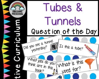 Question of the Day Cards - Tubes and Tunnels Study (creative ...