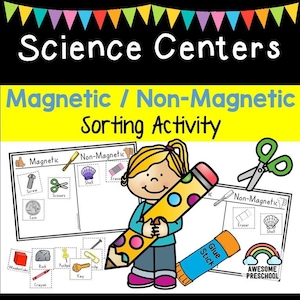 Magnet Science Activity . Magnetic Vs Non Magnetic Sorting Activity - Etsy
