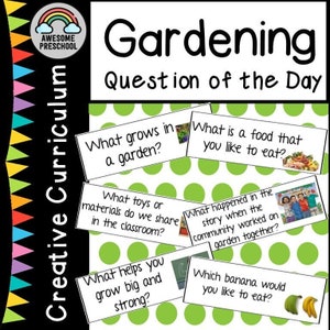 Gardening Study - All Pictures Needed - Creative Curriculum - Etsy