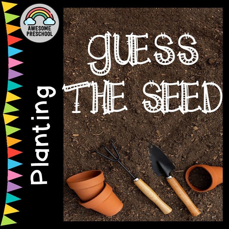 Planting/gardening Unit/study - Can You Guess the Seed? - Etsy