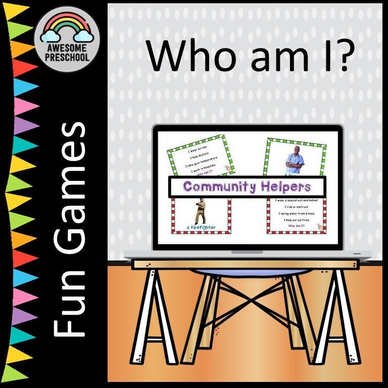 Who Am I? - Community Helper / Clothes Study Game (creative Curriculum ...
