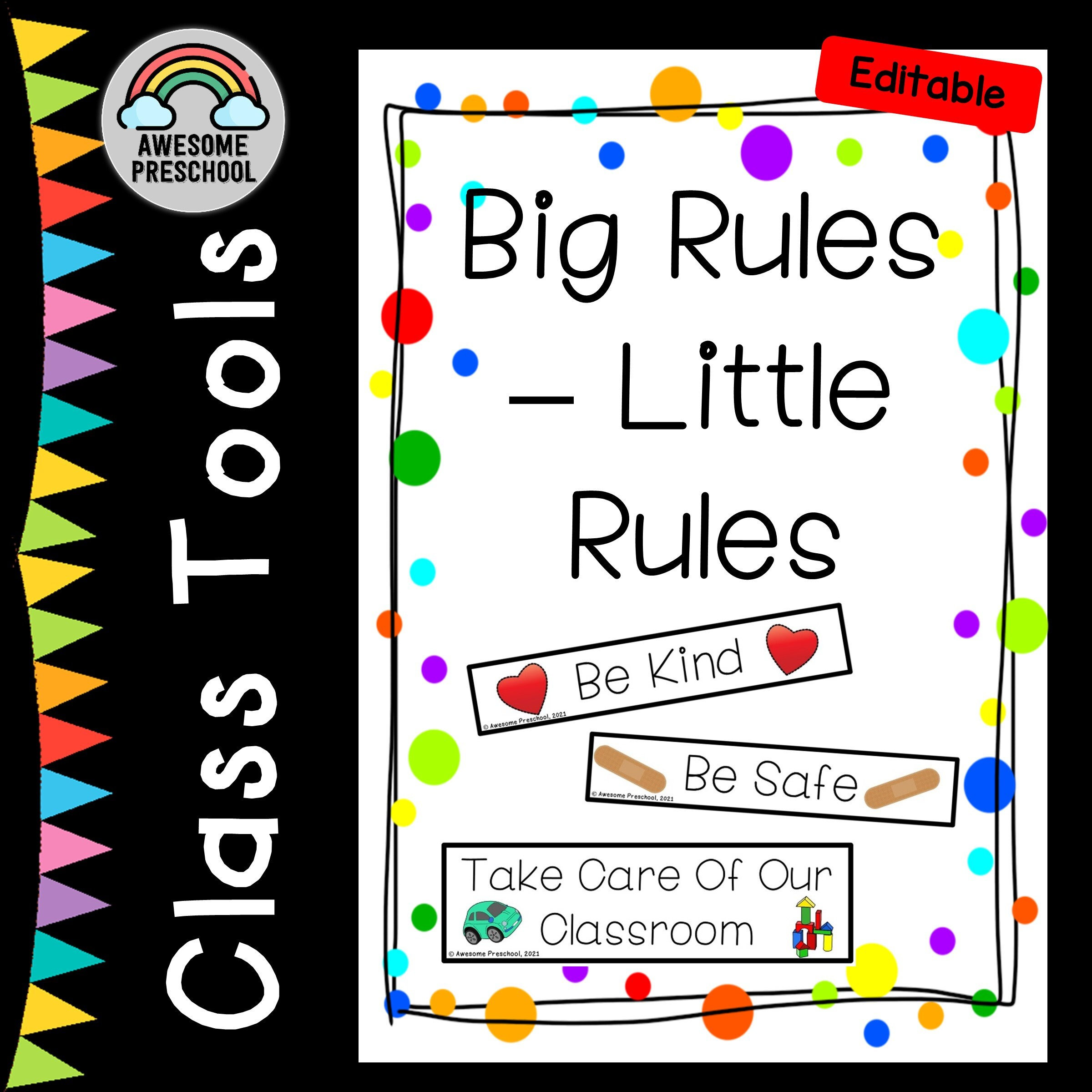 Class Rules - Big Rules, Little Rules Creative Curriculum - Etsy