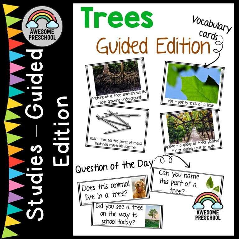 Trees - GUIDED EDITION (creative Curriculum®) - Etsy