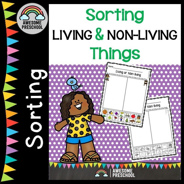 Living Vs. Non-living Sorting Activity - Etsy