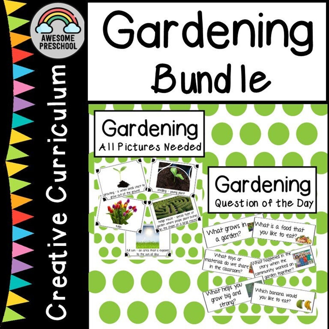 Gardening Study- Bundle- QOD & All Pictures Needed. ( Creative ...