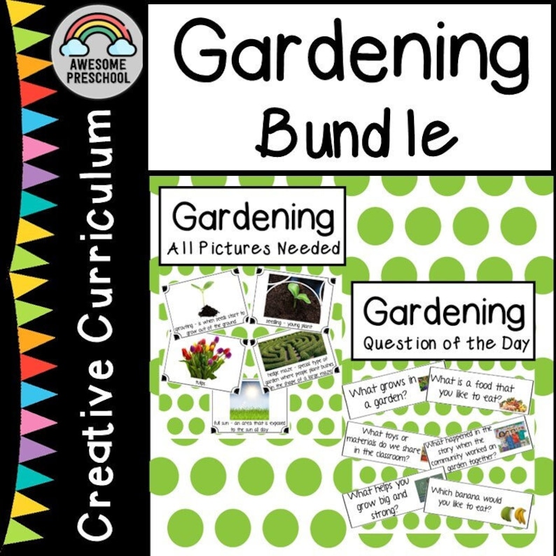 Gardening Study- Bundle- QOD & All Pictures Needed. ( Creative ...