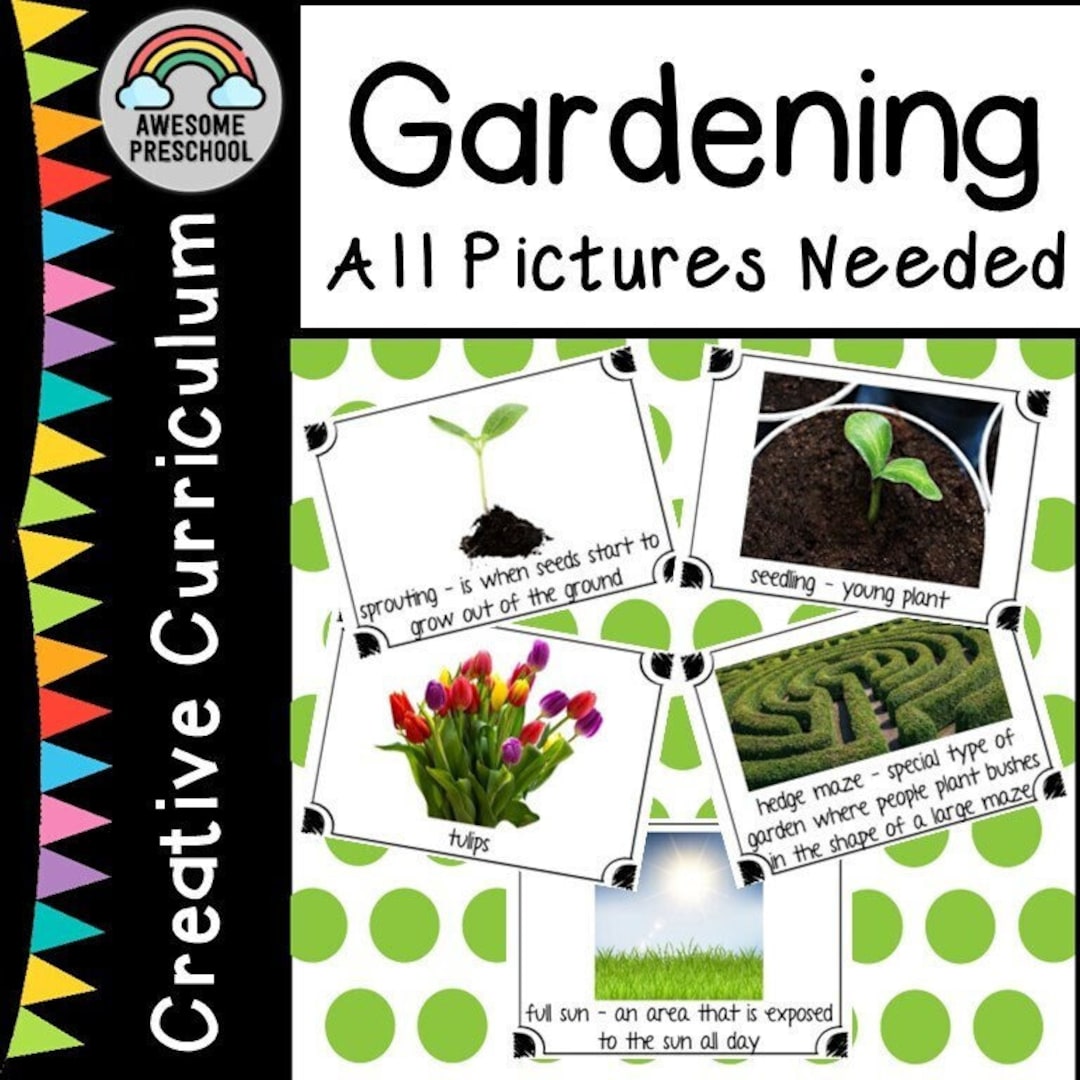 Creative Curriculum Gardening Study - Etsy