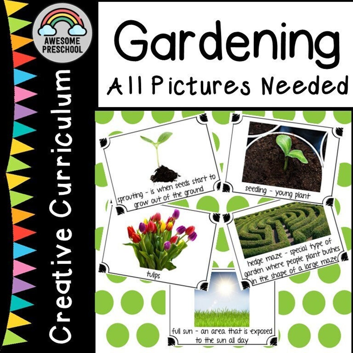 Creative Curriculum Gardening Study - Etsy