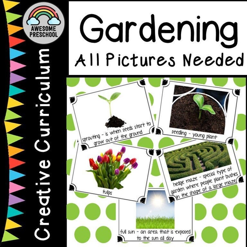 Creative Curriculum Gardening Study - Etsy