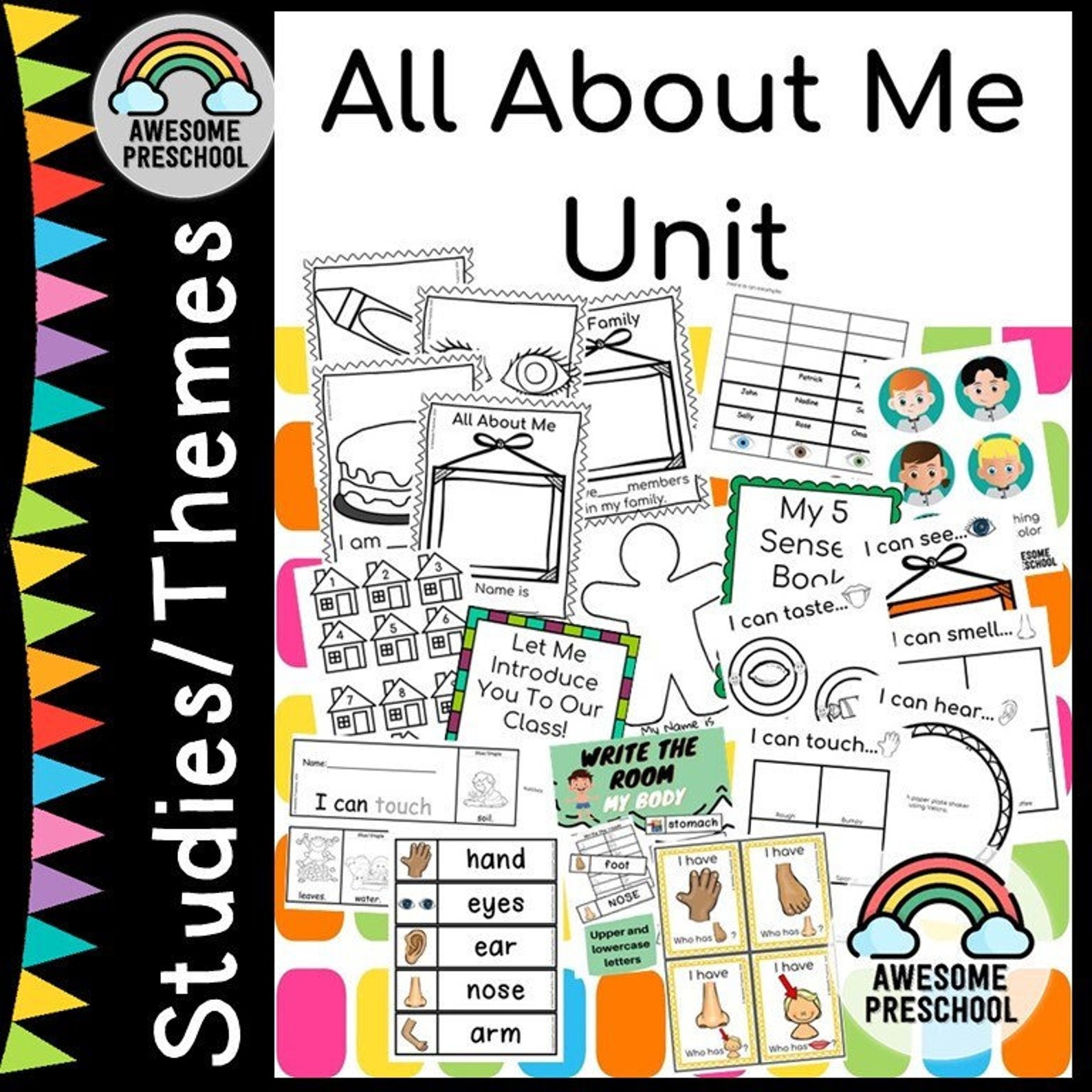 All About Me - Back to School Study - Etsy