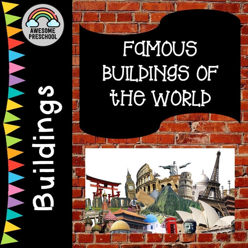 Famous Buildings of the World Buildings Study - Etsy
