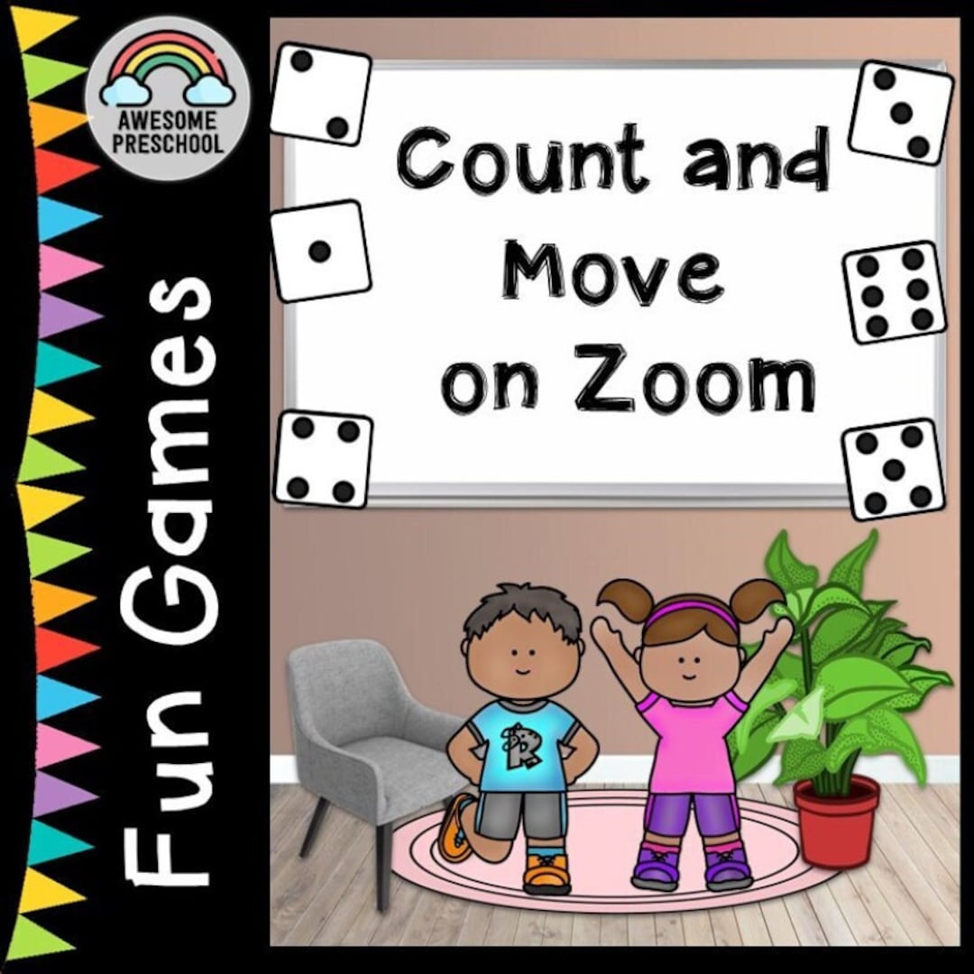 Preschool Maths, No-prep Game- Counting, Subitizing and Moving. - Etsy