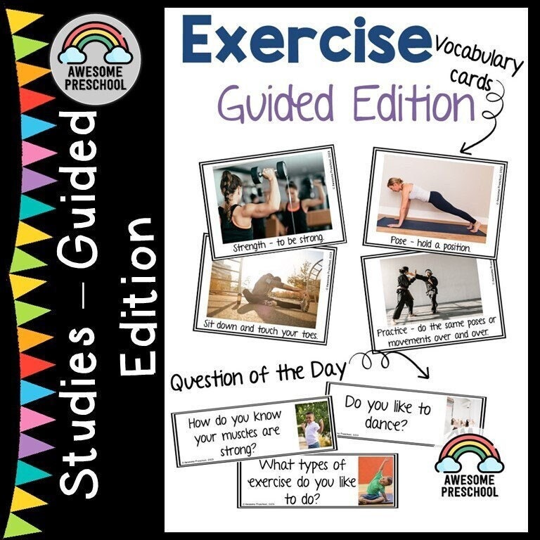 Exercise - GUIDED EDITION (creative Curriculum®) - Etsy