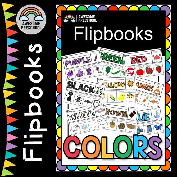 Printable Color Flip Book